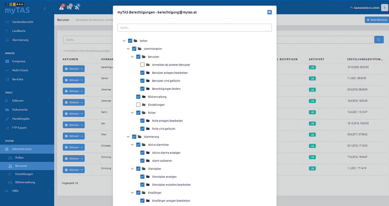 myTAS - RSE Informationstechnologie